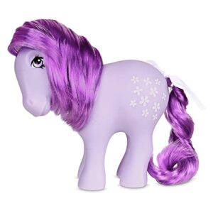 My Little Pony, 40th Anniversary 4-Inch Blossom, Original 1983 Collection, Long, Brushable Mane and Tail, Action Figure, Great for Kids, Toddlers, Girls, Ages 4+