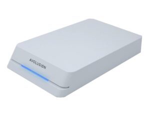 avolusion hddgear pro 4tb 7200rpm usb 3.0 external gaming hard drive (for ps5) white - 2 year warranty (rnewed)