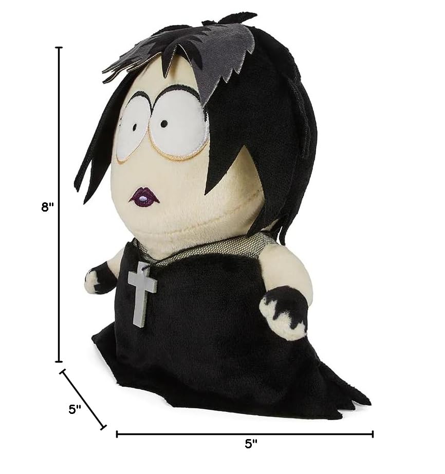 Kidrobot South Park Goth Kid Henrietta 8 Inch Phunny Plush