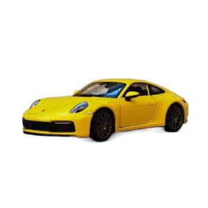 1:24 for porsche 911 carrera 4s alloy sports car model diecast metal toy vehicles car model childrens toy gift model cars (color : yellow)