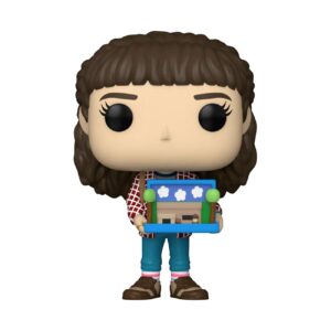 pop [stranger things - eleven with diorama [season 4] funko vinyl figure (bundled with compatible box protector case), multicolor, 3.75 inches