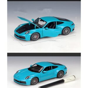 1:24 for Porsche 911 Carrera 4S Alloy Sports Car Model Diecast Metal Toy Vehicles Car Model Childrens Toy Gift Model Cars (Color : Yellow)