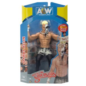 ringside darby allin (ljn style) - aew unmatched series 5 toy wrestling action figure