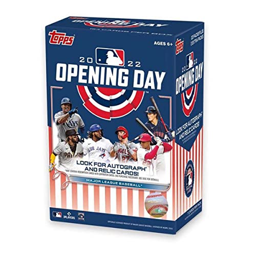 2022 Topps Opening Day Baseball Blaster Value Box - 154 Trading Cards per Box