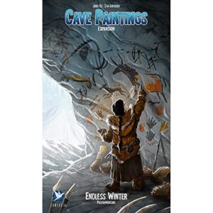 Endless Winter Paleoamericans Cave Paintings Board Game Expansion | Prehistoric Strategy Game for Adults and Kids | Ages 12+ | 1-4 Players | Average Playtime 60-90 Minutes | Made by Fantasia Games