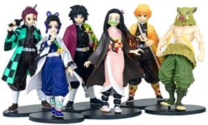 moptrek dеmon slаyer action figures set - 6.3 inches anime figure toys - dеmon slаyer figure - collectible figurine gifts