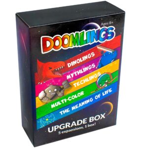 doomlings upgrade pack card game - 5 expansion pack (81 total cards included)