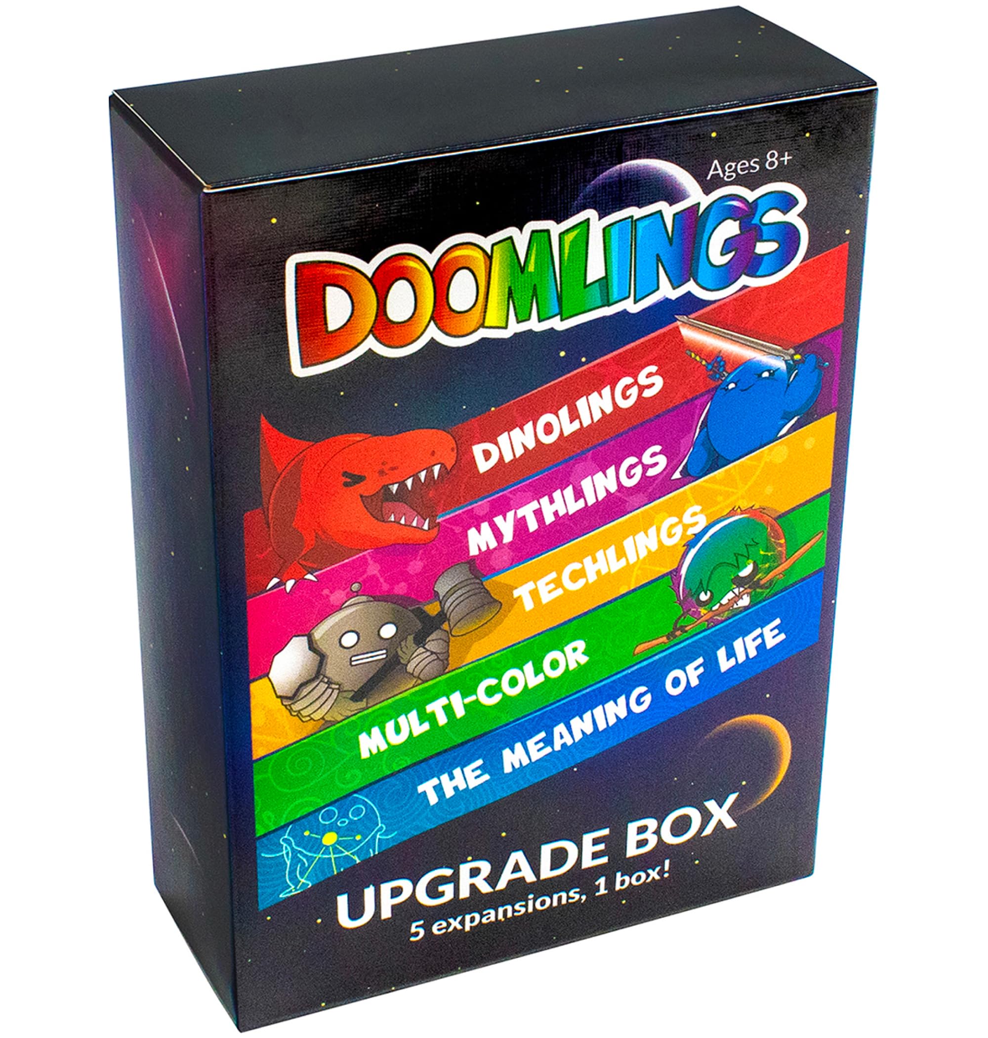 Doomlings Upgrade Pack Card Game - 5 Expansion Pack (81 Total Cards Included)