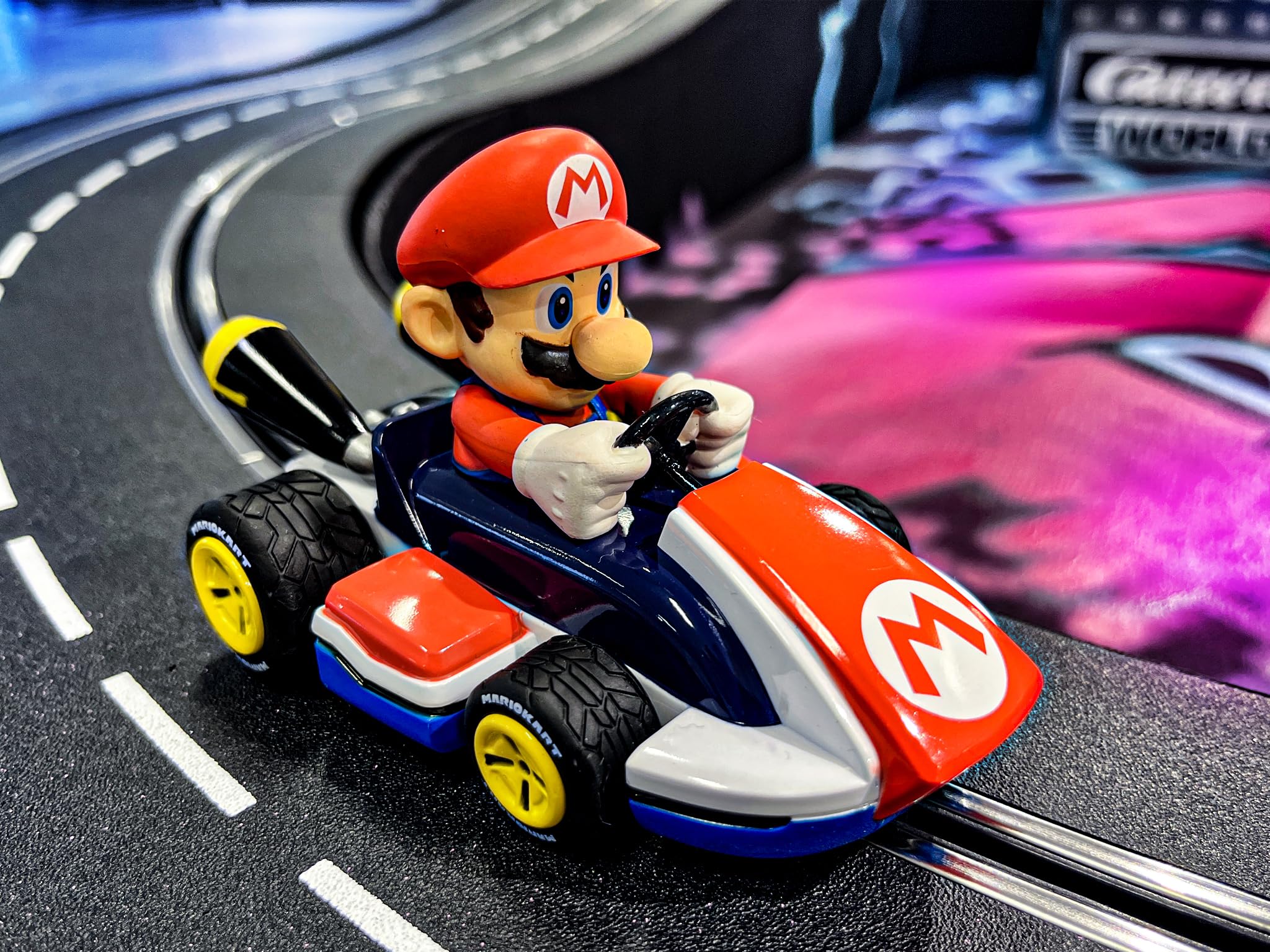 Carrera 31060 Mario Kart Car Mario 1:32 Scale Digital Slot Car Racing Vehicle Digital Slot Car Race Tracks