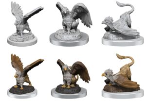 d&d nolzur's marvelous miniatures: griffon hatchlings