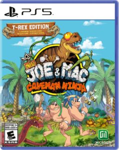 new joe and mac: caveman ninja - t-rex edition (ps5)