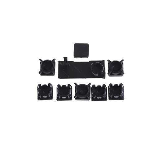 9pcs Replacement Screw Rubber Feet Screw Cap Mat for Playstation3 PS3 Slim 2000 3000 Controller (9pcs)