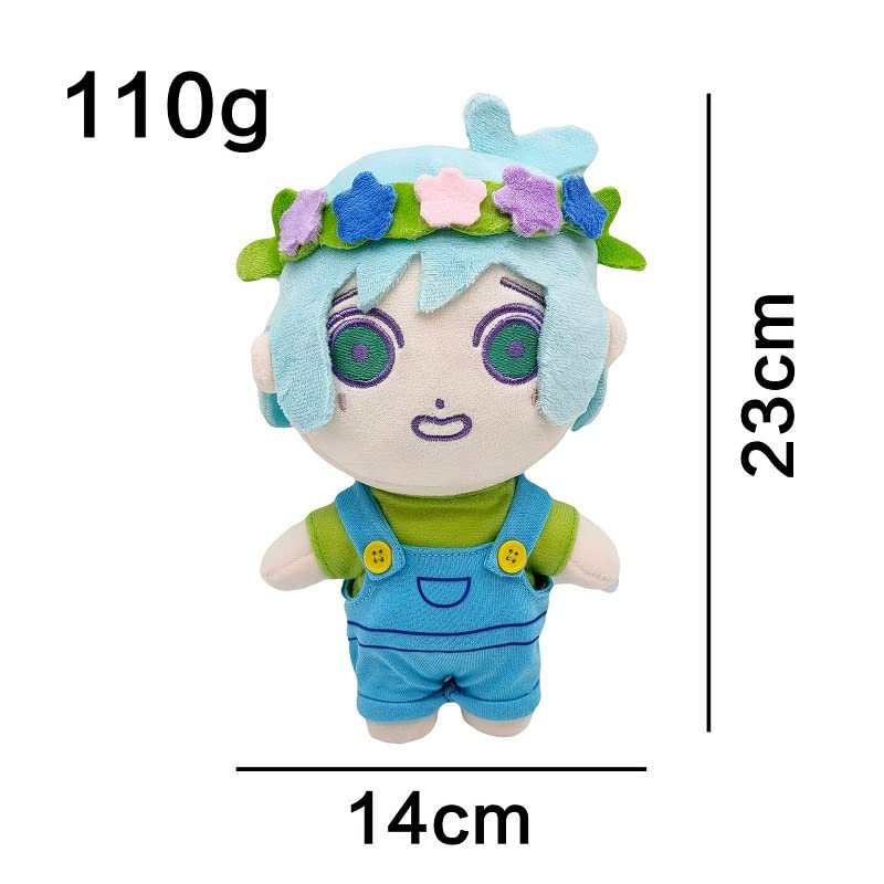 WOLONGLO Omori Plush Toy Stuffed Doll Pillow Anime Characters Cartoon Merchandise Props Game Characters Plush Toys for Game Lovers. (Blue)