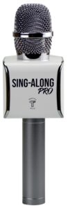 sing-along pro bluetooth microphone - wireless karaoke microphone with bluetooth for kids and adults - portable microphone for home karaoke - sing-along mic with stereo audio - black (black)