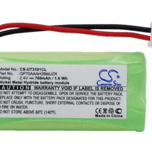 ZEEKAY Compatible with Battery V TECH 8013260000, 8013300100, 8913260000 CS6229-5, DS3101, DS31112, DS3111-2, DS6111, DS61112, DS6111-2, DS61113, DS6111-3 700mAh