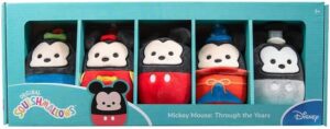 squishmallows 4" mickey mouse through the years 5 piece set