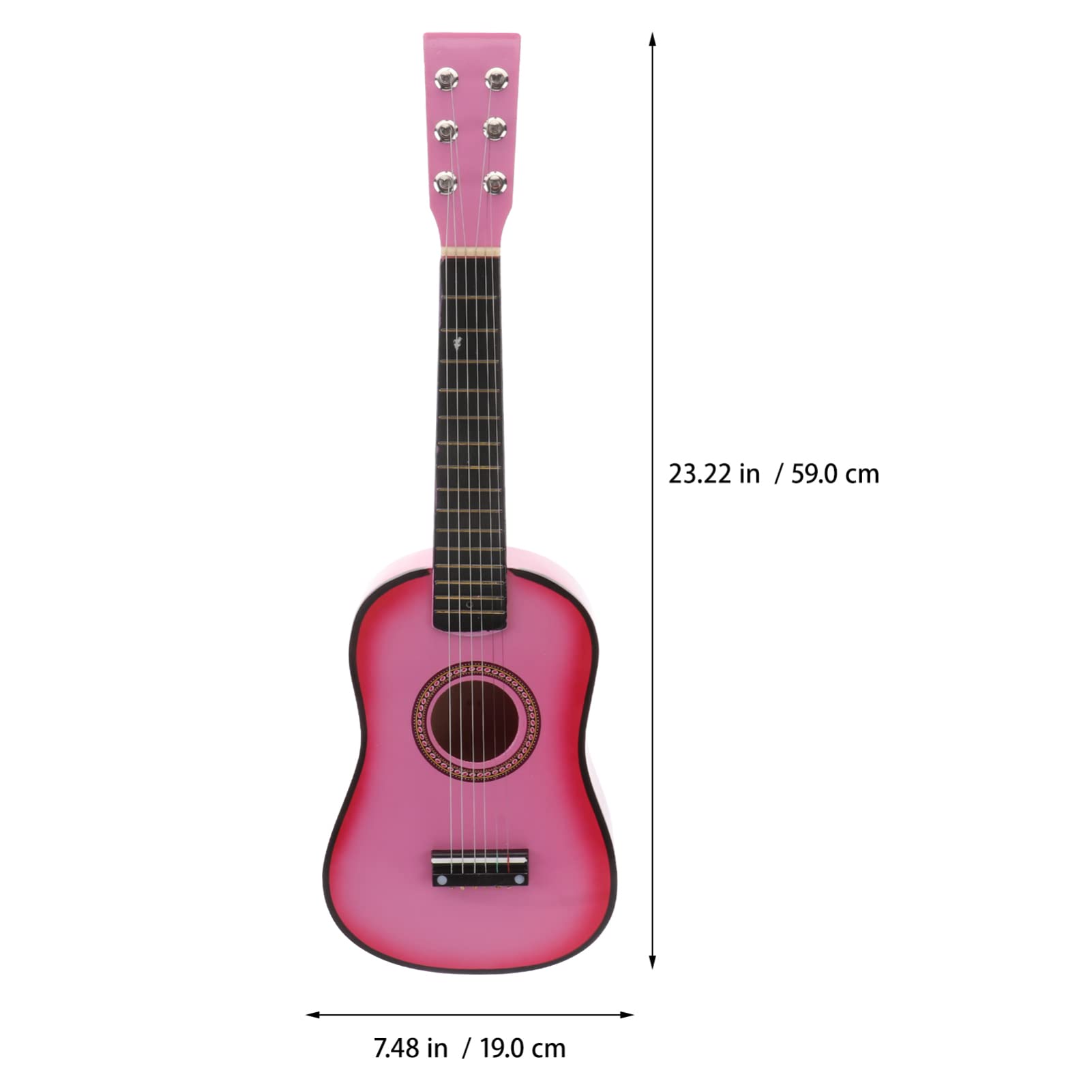 Toddmomy 23 Inch Kids Guitar 6 String Toddler Guitar Beginner Guitar Kids Acoustic Guitar 6 String Guitar for Kids Children Music Instrument