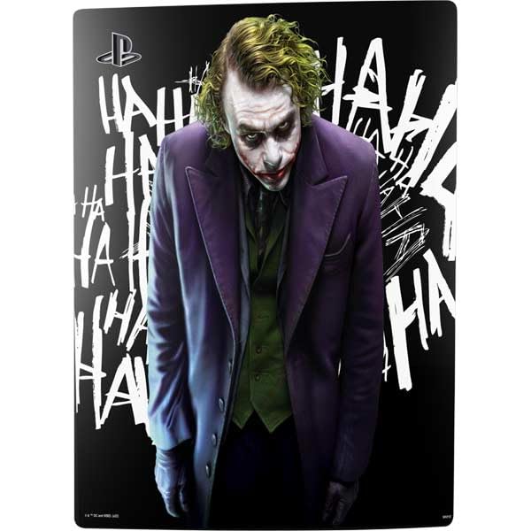 Skinit Decal Gaming Skin Compatible with PS5 Bundle - Officially Licensed The Dark Knight Joker Design