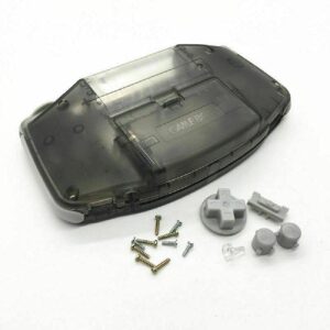 MOOKEENONE Replacement Housing Shell Button PartsRepair Clear Repair Case for Gameboy Advance