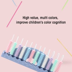 Educational Math Games Preschool Learning Toys , babies Abacus Colorful Plastic Educational Abacus with Counting Sticks for babies Number Learning Toy , babies Abacus Colorful Plastic Educati