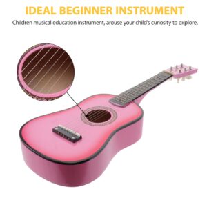 Toddmomy 23 Inch Kids Guitar 6 String Toddler Guitar Beginner Guitar Kids Acoustic Guitar 6 String Guitar for Kids Children Music Instrument