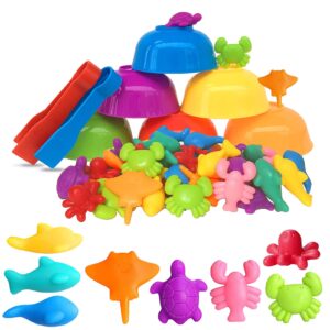 counting ocean animal toys matching games, sensory toys for toddlers 3+, autistic children learning resources tools, preschool learning activities for math color educational for boy girls christmas