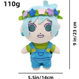 Omori Plush Game Figure Stuffed Pillow Anime Characters Cartoon Cosplay Merch Prop for Gaming Fans