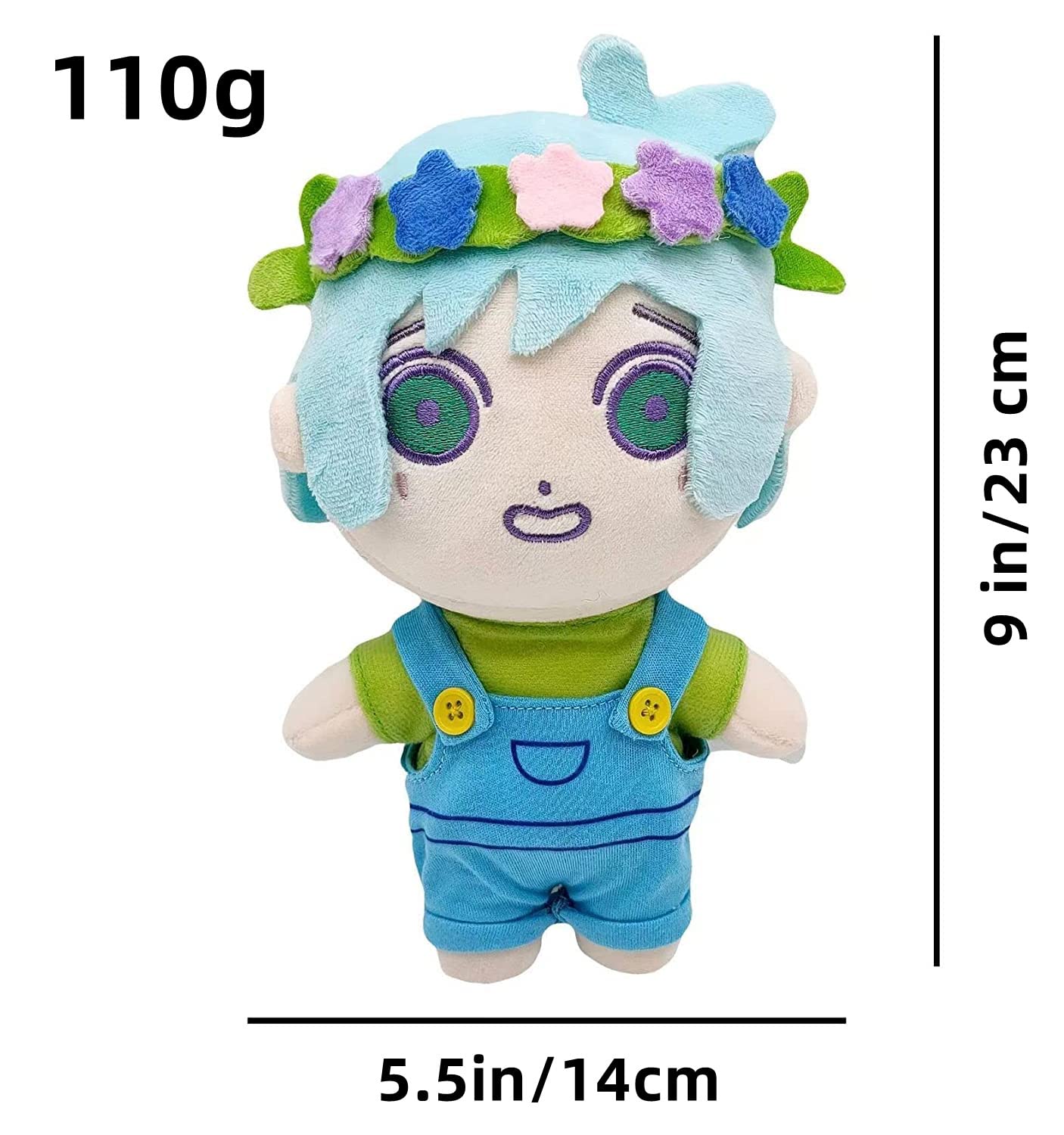 Omori Plush Game Figure Stuffed Pillow Anime Characters Cartoon Cosplay Merch Prop for Gaming Fans