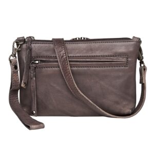 lady conceal concealed carry locking crossbody amelia for an extra-small framed handgun (gray)