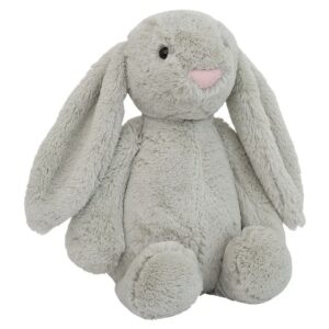 soft plush bunnies stuffed animals 12/16/20 inch long ear bunny rabbit easter cartoon toy dolls for kids children birthday gift (gray, 12 inch)