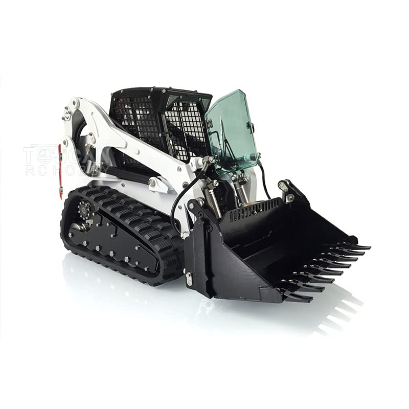 TOUCAN RC HOBBY LESU 1/14 Aoue-LT5 Tracked Skid-Steer Metal RC Hydraulic Loader RTR Model Lights