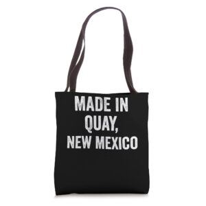 made in quay new mexico tote bag