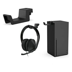 mookeenone abs earphone hook holder hanging bracket headset storage rack for xbox series x