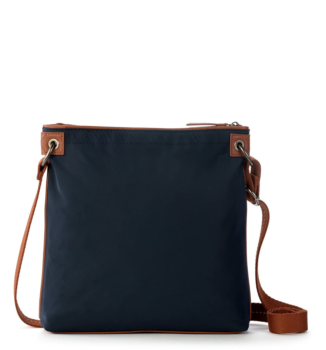 The Sak Esperato Nylon Flat Crossbody in Eco Twill, Adjustable Repreve Webbing Strap, Navy