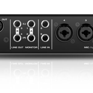 MOTU M6 6x4 USB-C Audio Interface with Studio-Quality Sound