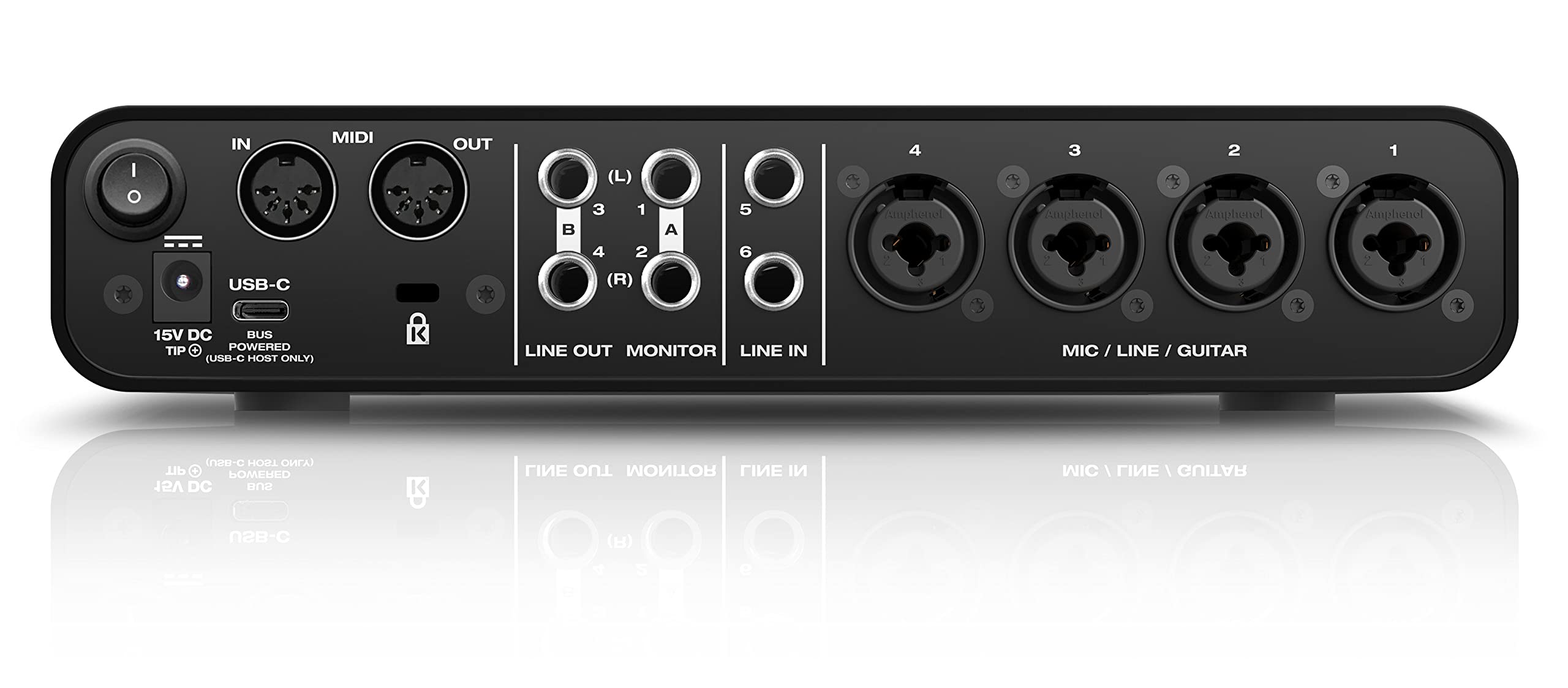 MOTU M6 6x4 USB-C Audio Interface with Studio-Quality Sound