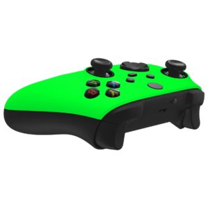 eXtremeRate FaceMag Magnetic Front Shell for Xbox Series X & S Controller, Neon Green Replacement Parts Accessores Soft Touch Grip Faceplate for Xbox Core Wireless Controller [Controller Excluded]