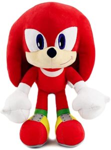 moptrek hes sonic 2 plush toy the hedgehog movie sonic plush toys knuckles shadow tails plush doll toys gifts for boys and girls (knuckles)