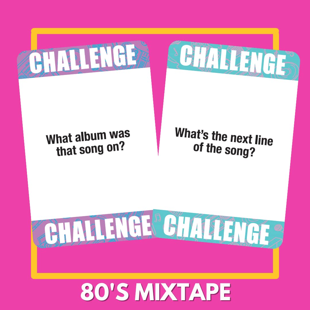 Lyrically Correct Music Trivia Card Game | Multi-Generational Family Gatherings, Adult Game Night and Fun Trivia (80's Mixtape Hip Hop, R&B, Funk and Pop)