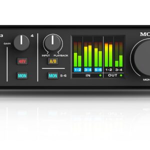 MOTU M6 6x4 USB-C Audio Interface with Studio-Quality Sound