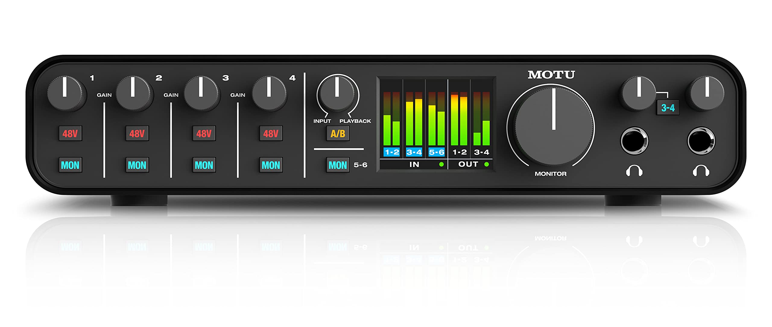 MOTU M6 6x4 USB-C Audio Interface with Studio-Quality Sound