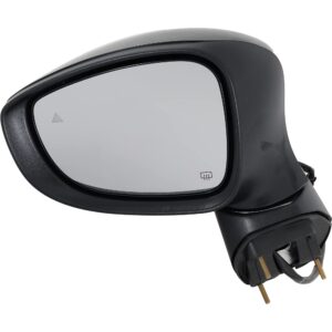 Kool Vue Driver Side Power Heated Mirror for Chrysler Pacifica 2017-2019 With Signal Light & Blind Spot Light Textured