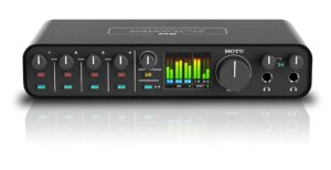 motu m6 6x4 usb-c audio interface with studio-quality sound