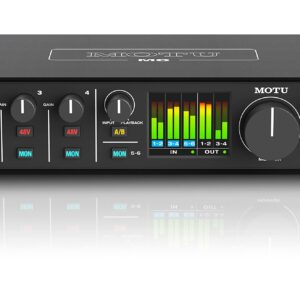 MOTU M6 6x4 USB-C Audio Interface with Studio-Quality Sound