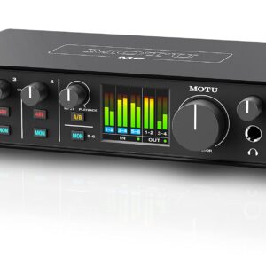 MOTU M6 6x4 USB-C Audio Interface with Studio-Quality Sound