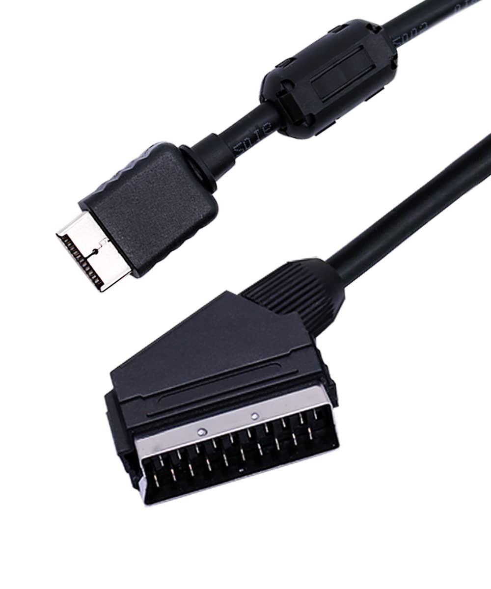 HTDYOO RGB SCART Cable compatible for PS1/2/3(3.28 Feet)