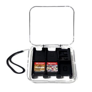 udee game storage case for 12 nintendo switch games, game cards or tf card,switch accessories,portable switch game memory card storage