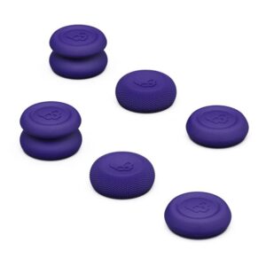 thumb grip set fps cqc joystick cap thumbstick cover for xbox one xbox series x series s controller (purple)