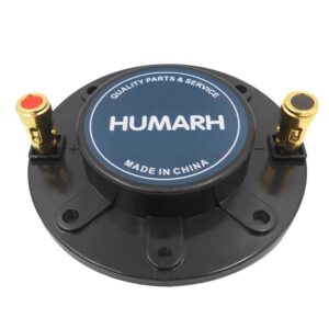 humarh tweeter voice coil (1.35"/34.4mm) universal horn replacement diaphragm for d.a.s action 12 15 artec 506 508 526 dr112 m34, eminence asd1001, samson s15hd, s215hd, blastking bdum170b 400w, 8 ohm