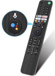 gvirtue voice remote control rmf-tx520u for sony tv, replacement for sony bravia oled led 4k 8k uhd smart google tv, with youtube, netflix, disney+, prime video buttons (6.0 version)